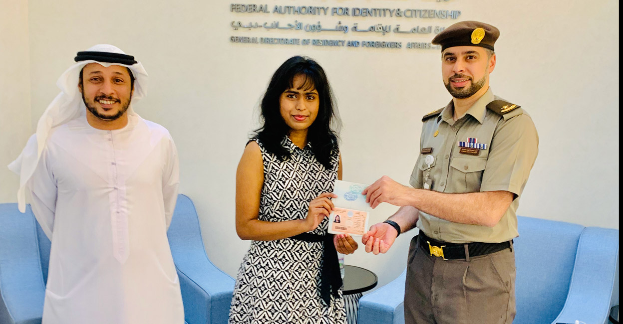 മലയാളി വിദ്യാർഥിനിക്ക് യുഎഇ ഗോൾഡൻ വീസ