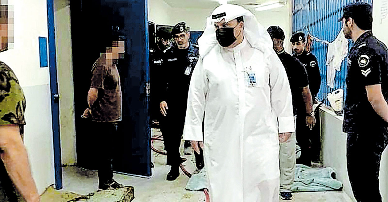 ജയിലിൽ അഗ്നിബാധ; 2 പേർക്ക് പൊള്ളലേറ്റു