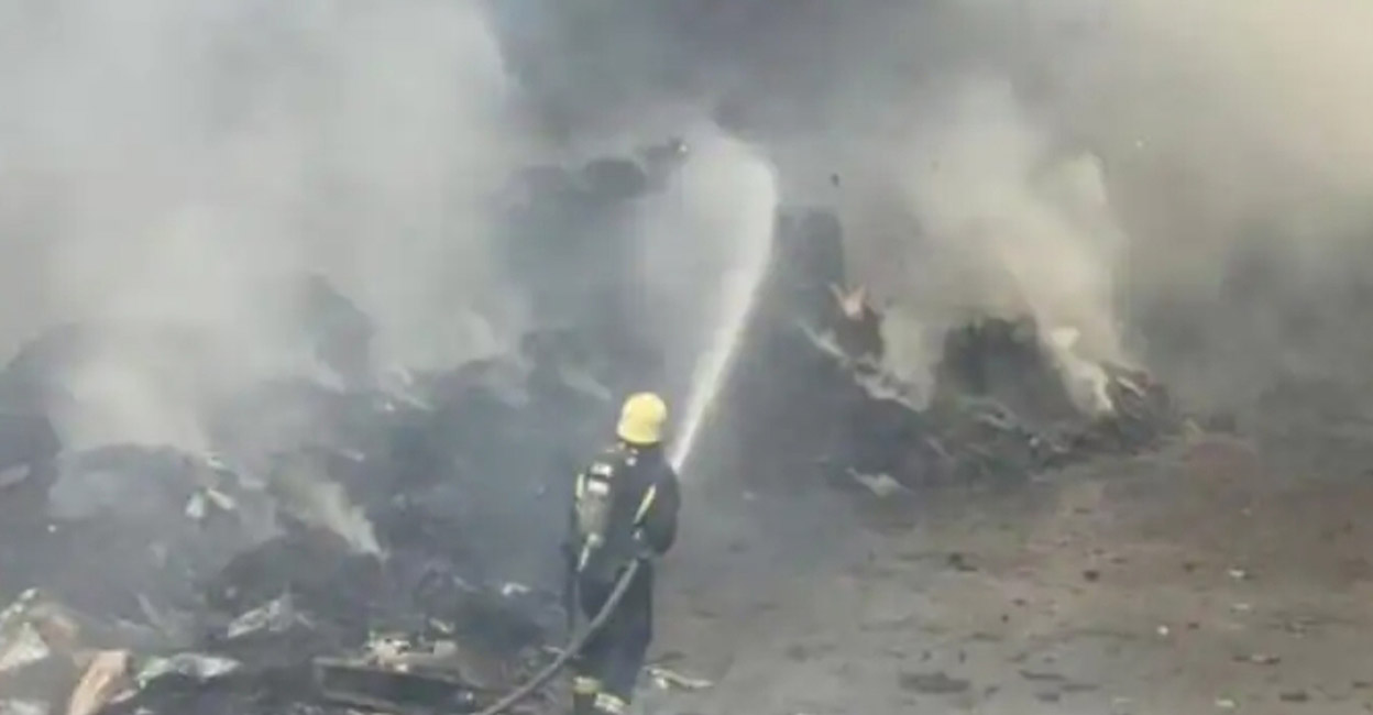 സൗദിയിൽ പേപ്പർ ഫാക്ടറിയിൽ തീ പിടിത്തം