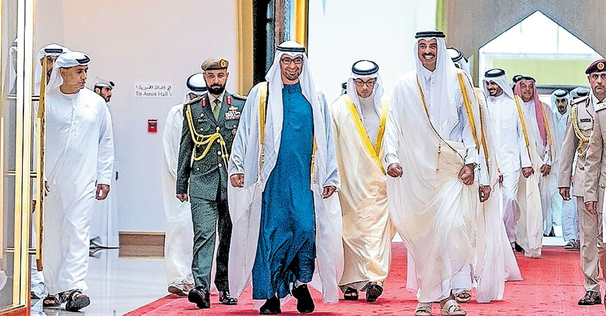 ജിസിസി ഉച്ചകോടി ഭരണാധികാരികൾക്ക് ഊഷ്മള വരവേൽപ് - Qatar | 44th GCC ...