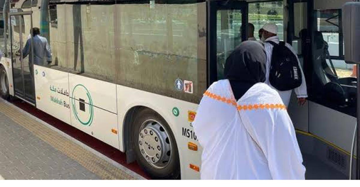 ഹജ്: ബസ് സർവീസ് പരീക്ഷണ ഓട്ടം ആരംഭിച്ചു