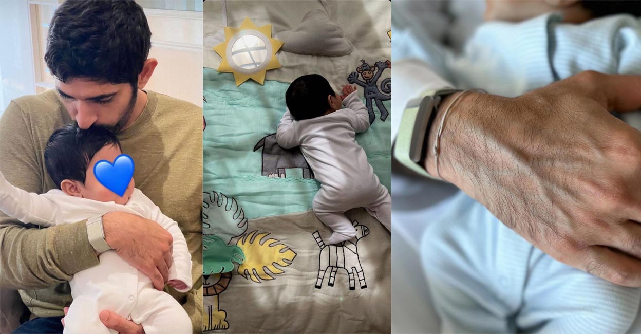 കുഞ്ഞു മുഹമ്മദിന്റെ ചിത്രങ്ങൾ സമൂഹമാധ്യമത്തിൽ പങ്കിട്ട് ഷെയ്ഖ് ഹംദാ ...