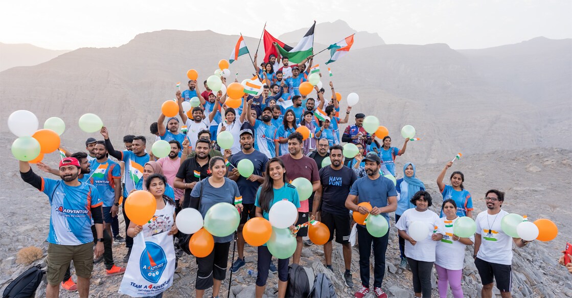 റാക് മലനിരകളിൽ ഇന്ത്യൻ സ്വാതന്ത്ര്യദിനാഘോഷം