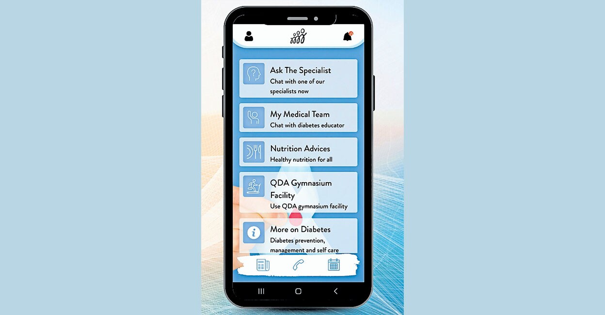 പ്രമേഹം നിയന്ത്രിക്കാൻ മൊബൈൽ ആപ്പ് - Q D A launched a free mobile app ...