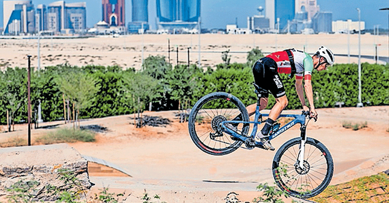 അബുദാബി മൗണ്ടൻ ബൈക്ക് റൈഡ് - Hero Abu Dhabi Mountain Bike Ride | Hero ...