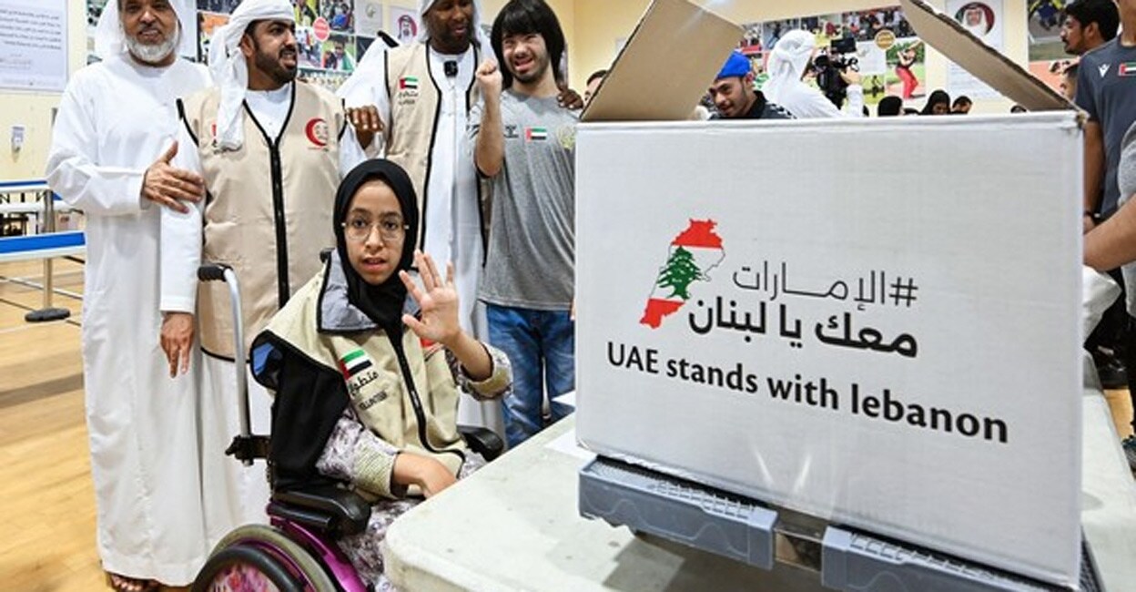 ലബനന് ദുരിതാശ്വാസ വസ്തുക്കൾ ശേഖരിച്ച് യുഎഇ - Lebanon | Lebanon Israel ...