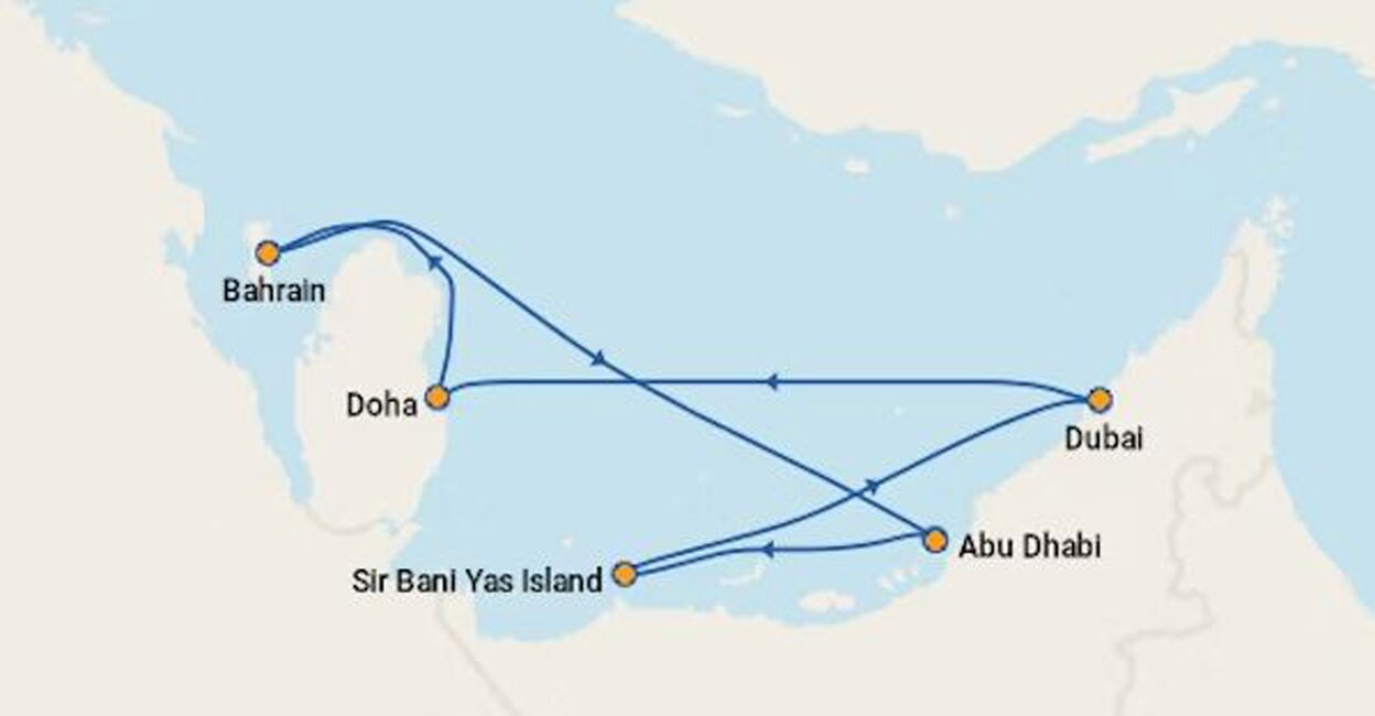 യൂറിബിയ എത്തി; ബഹ്റൈനിൽ ക്രൂയിസ് കപ്പൽ സീസണിന് തുടക്കമായി - Eurebia ...