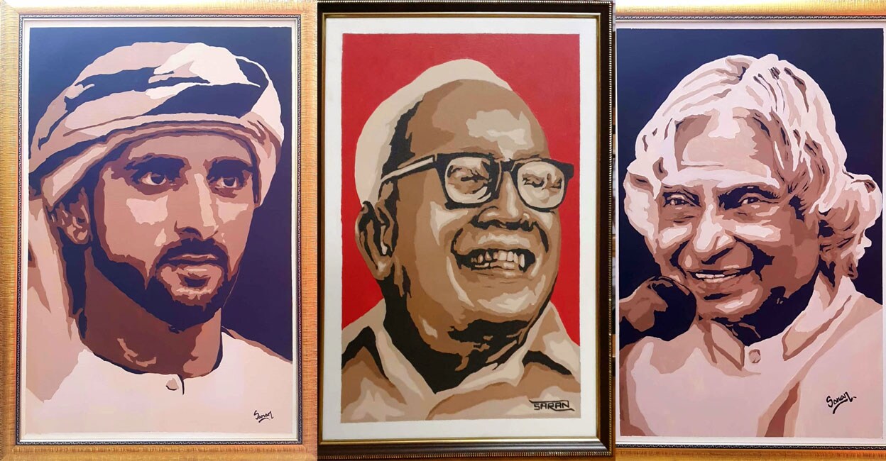 ഷെയ്ഖ് ഹംദാന്‍റെ കയ്യൊപ്പ് പതിഞ്ഞ ചിത്രം: അഭിമാനമായി ആലപ്പുഴ സ്വദേശി ...