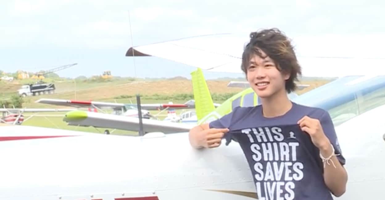 വിമാനത്തിൽ ഒറ്റയ്ക്ക് ലോകം ചുറ്റി 19 വയസ്സുകാരൻ, മഹത്തായ ദൗത്യത്തിനായി ...