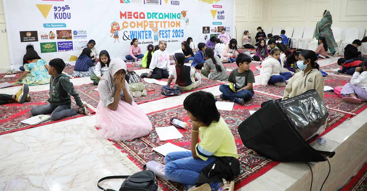 കേളി കുടുംബവേദിയുടെ ചിത്രരചനാ മത്സരവും വിന്റർ ഫെസ്റ്റും ശ്രദ്ധേയമായി ...