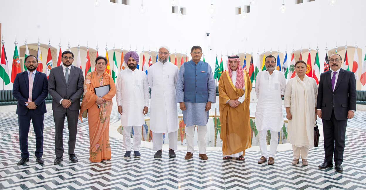 ഇന്ത്യൻ സർവകക്ഷി പ്രതിനിധിസംഘം റിയാദിൽ വിദേശകാര്യ സഹമന്ത്രിയുമായി ...