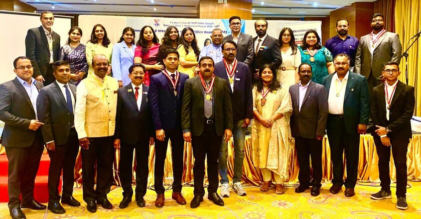 വൈസ്മെൻ ഇന്റർനാഷനൽ മീഡിൽ ഈസ്റ്റ് റീജിയൻ ഷാർജ ക്ലബ് ഭാരവാഹിക ...