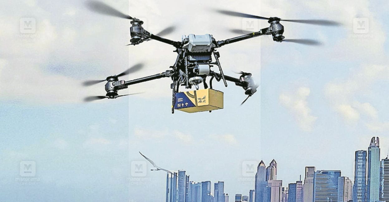 ഭക്ഷണവും മരുന്നും പറന്നെത്തും; മാറുന്ന കാലത്തിന് പറക്കും ഡെലിവറിയുമായി യുഎഇ - Drone Delivery Abu ...