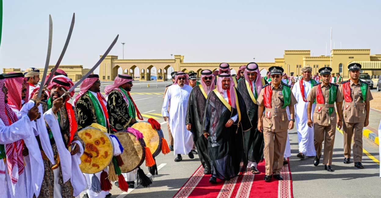 എംറ്റി ക്വാര്‍ട്ടര്‍ അതിര്‍ത്തിയില്‍ സൗദി ദേശീയദിനാഘോഷം - Saudi ...