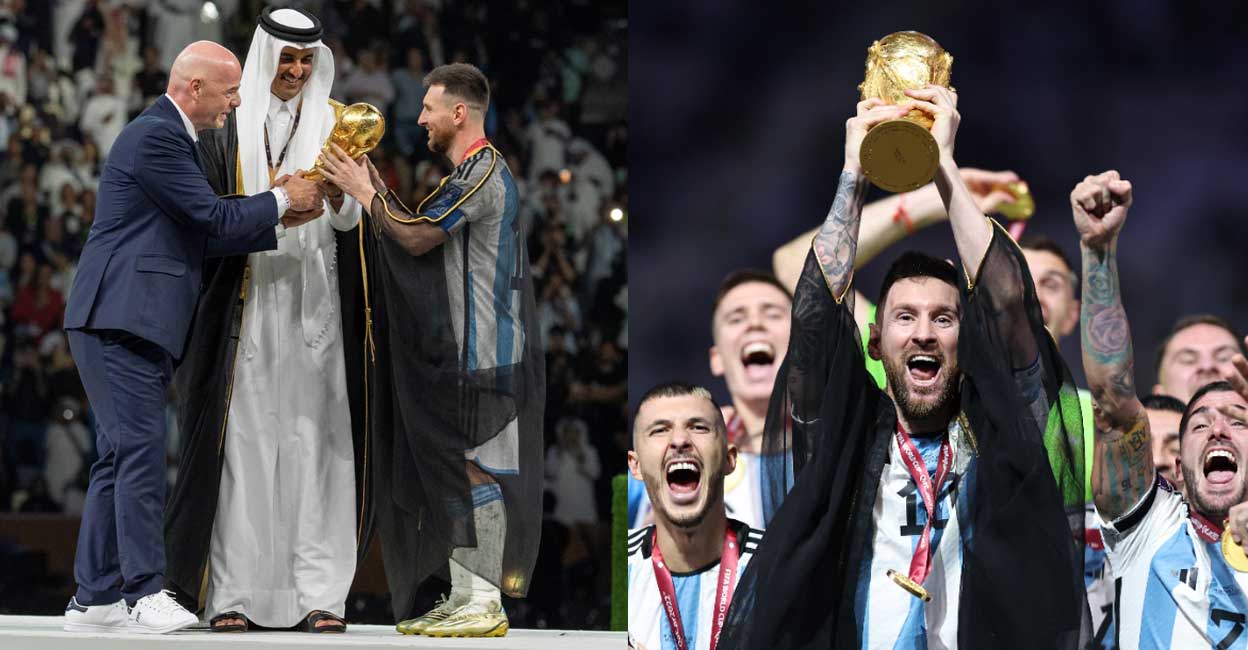 Qatar dressed Emir Messi as 'Bisht'; What is this supreme Arab dress ...