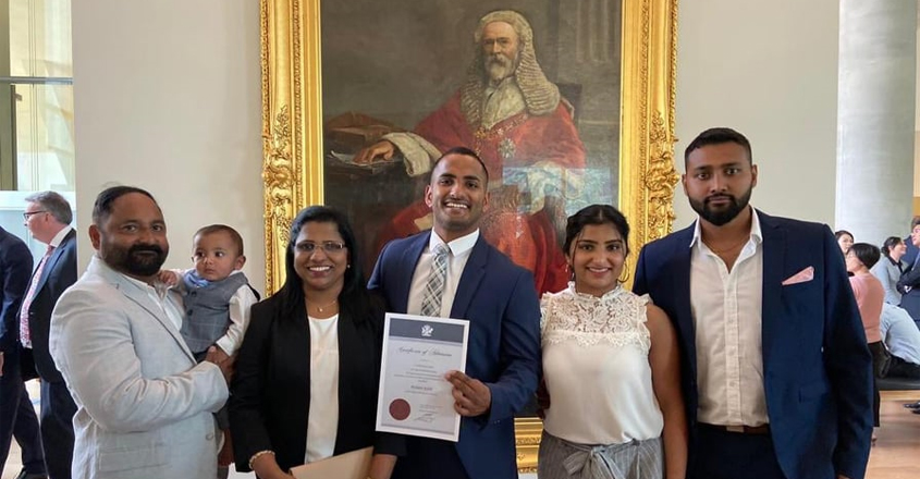 ഓസ്ട്രേലിയൻ ക്നാനായ സമൂഹത്തിന് അഭിമാനമായി സ്റ്റെബിൻ സാം