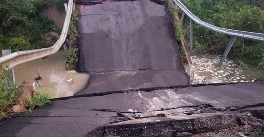 ഫ്ലോറിഡ – ജോർജിയ പാലം തകർന്നു വീണു; ഗതാഗതം സ്തംഭിച്ചു