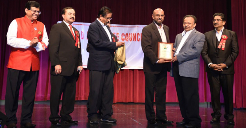 ജോസഫ് ചാണ്ടിയെ വേൾഡ് മലയാളി കൗൺസിൽ ആദരിച്ചു