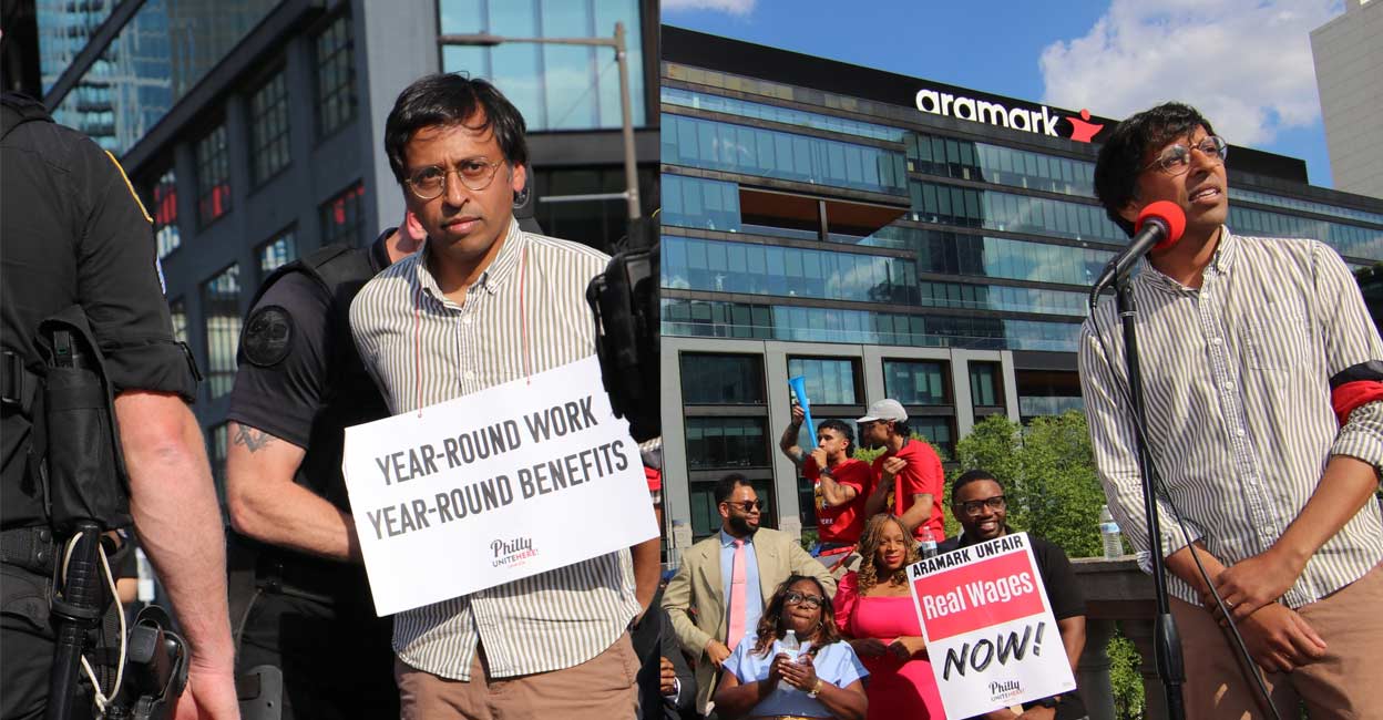 പ്രതിഷേധ റാലിയിൽ പങ്കെടുത്ത സ്റ്റേറ്റ് സെനറ്റർ നികിൽ സവാളിനെ അറസ്റ്റ് ...