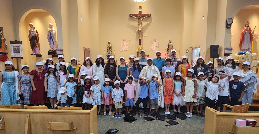 ന്യൂജഴ്‌സി ഇടവകയിൽ മതബോധന ഗ്രാജുവേഷൻ