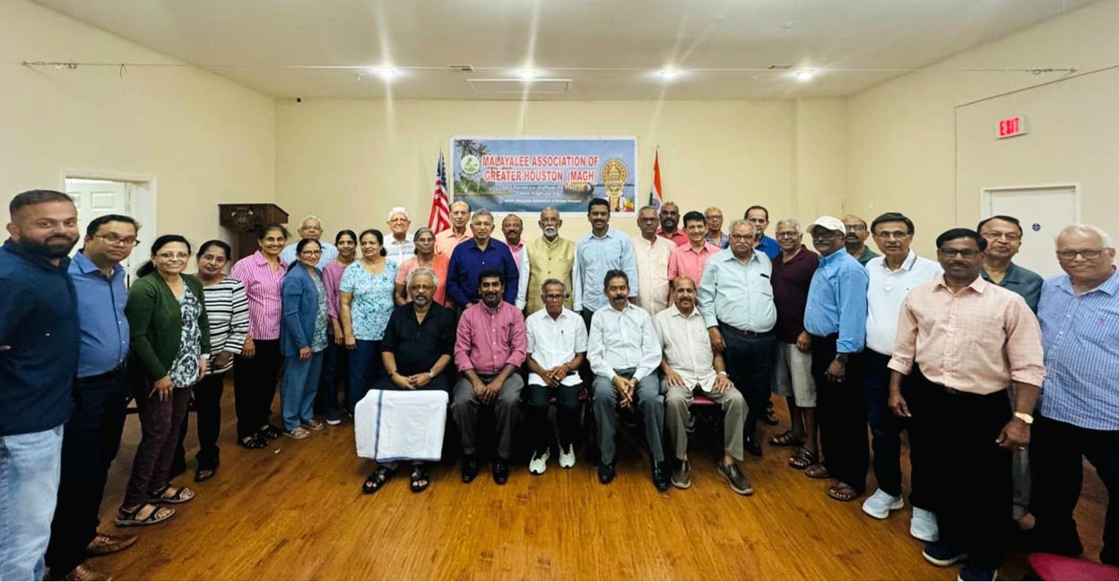 മുൻ എംഎൽഎ എം ജെ ജേക്കബിന് മലയാളി അസോസിയേഷൻ ഓഫ് ഗ്രേറ്റർ ഹൂസ്റ്റ ...