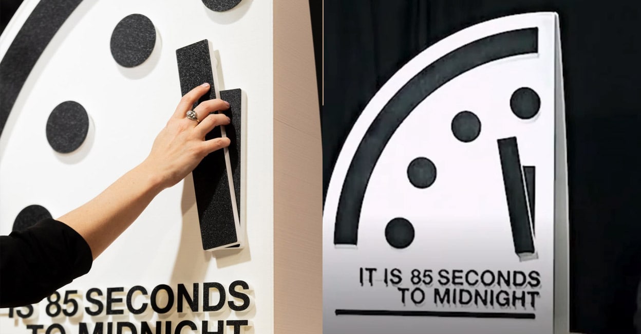 ലോകാവസാന ക്ലോക്കില്‍ പാതിരാമണിക്ക് 85 സെക്കൻഡ് മാത്രം ലോകം ...