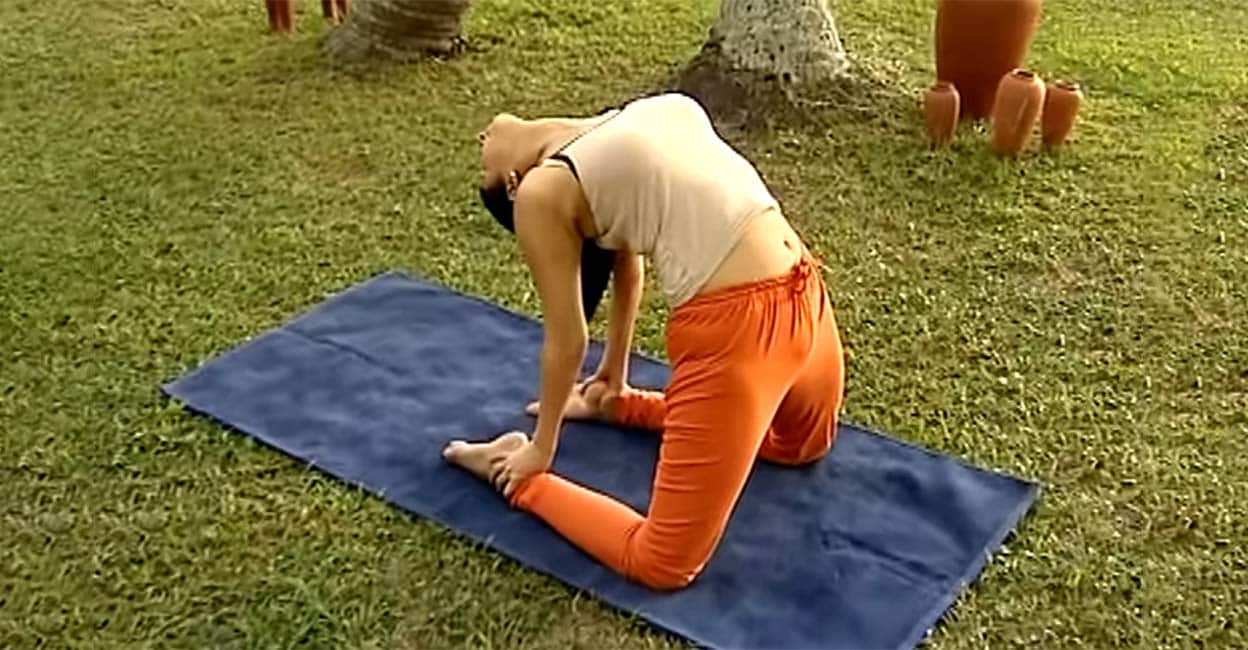 ഉഷ്ട്രാസനം - Ushtrasanam | Yoga for beginners by Yamini Sharma | Daily Health Tip