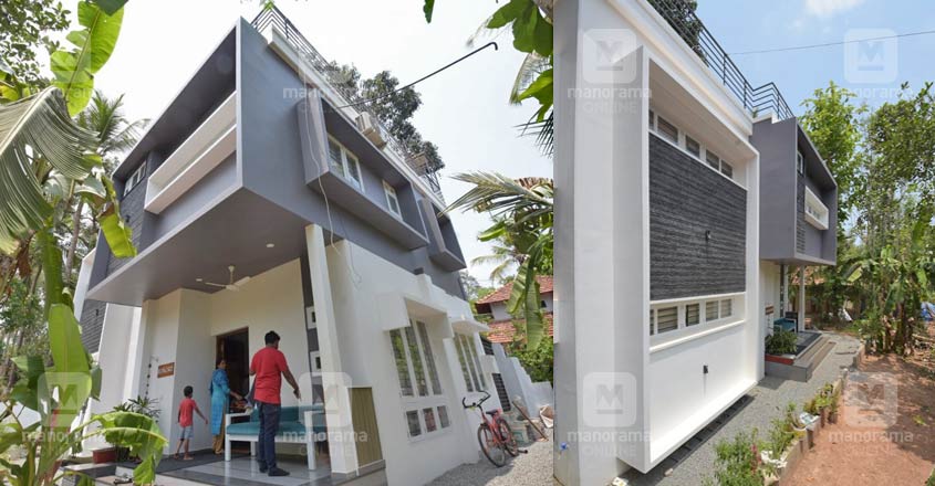 ഇത് വെറും 2.75 സെന്റിൽ ഡിസൈനറിന്റെ സ്വന്തം വീട്; ചെലവും ലാഭം Small Plot ...