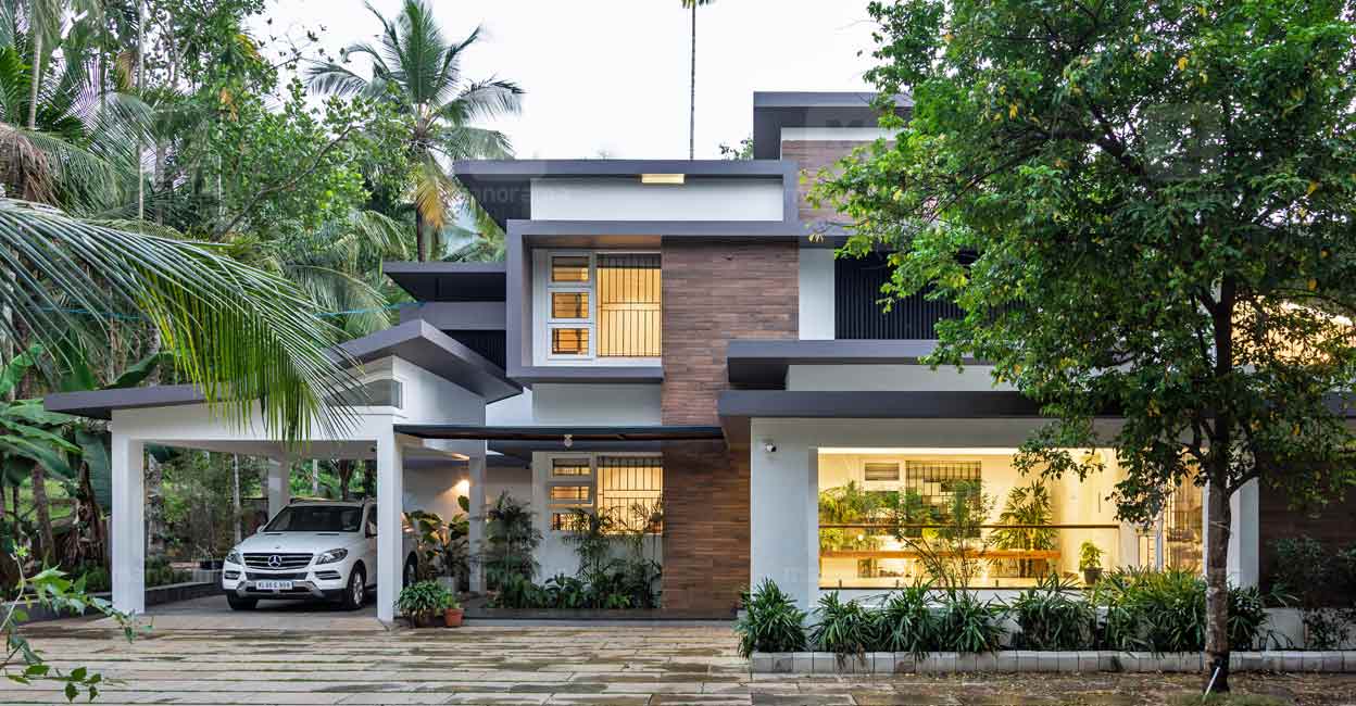 സമകാലിക ഭംഗിയിൽ ഒരു സുന്ദരവീട് | മനോരമവീട്| വീടും പ്ലാനും |Homestyle ...