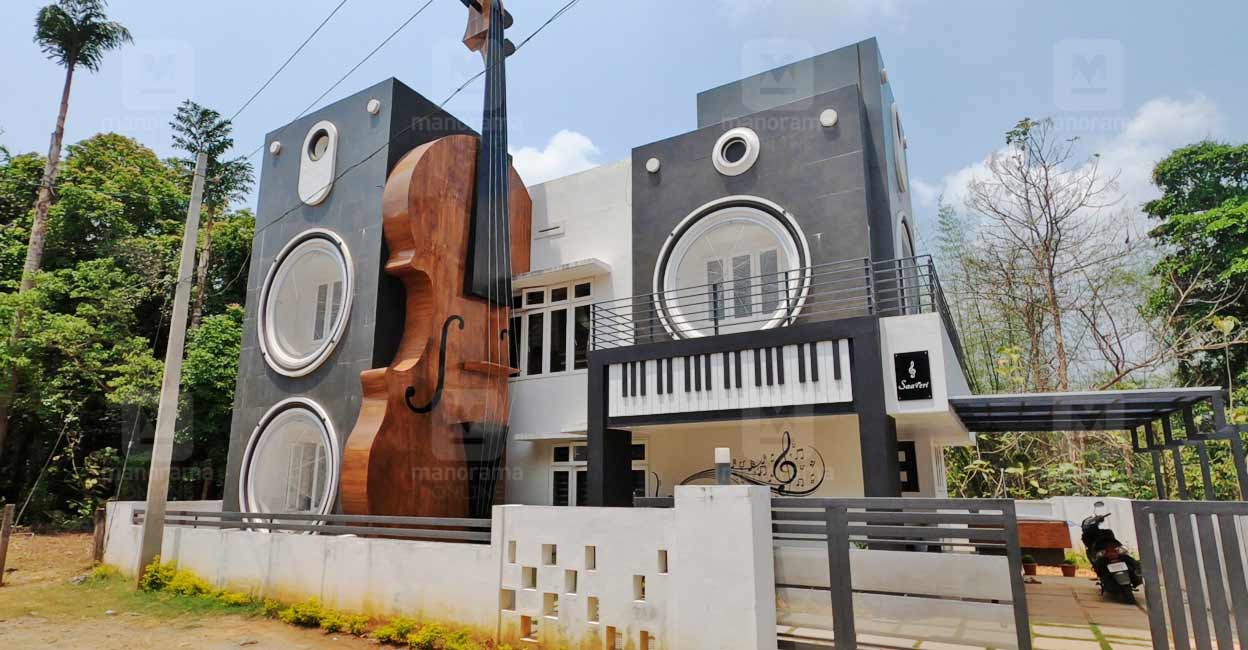 ഇതുപോലെ ഒരു വീട് കേരളത്തിൽ വേറെയില്ല! വൈറലായി മ്യൂസിക് ഹൗസ് |Music ...