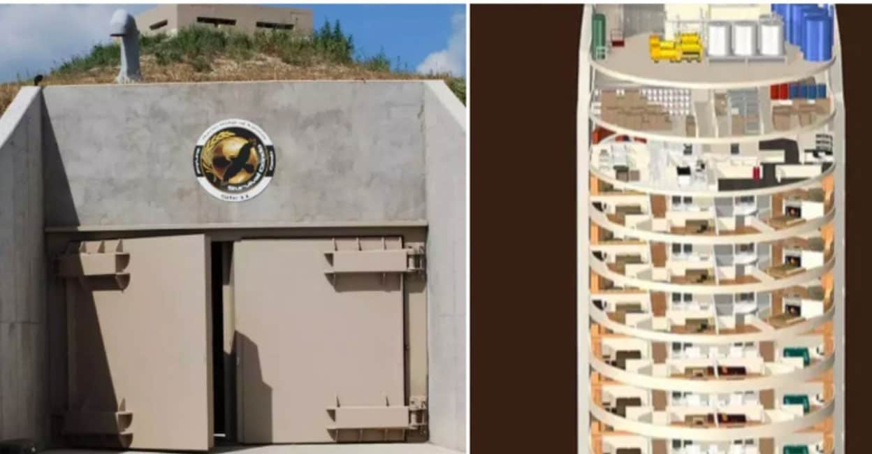 ലോകാവസാനത്തെ ചെറുത്തുനിൽക്കാൻ ഒരു ഭൂഗർഭ ബങ്കർ: 15 നിലകളിൽ അത്യാഡംബര ...