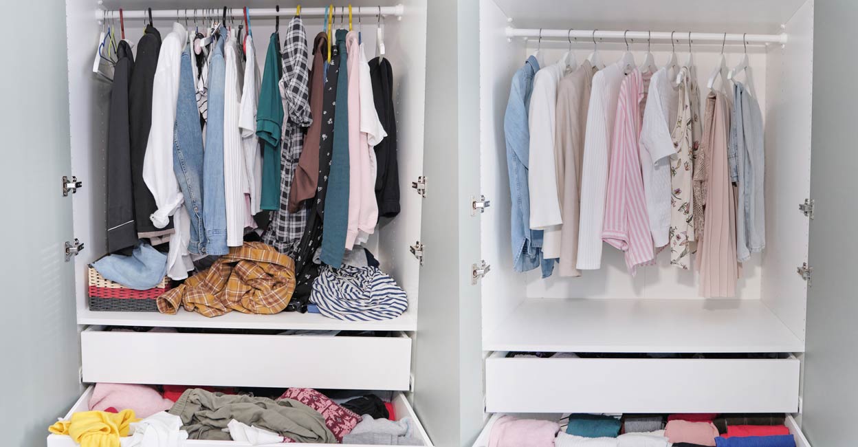 അടുക്കും ചിട്ടയുമുള്ള വാഡ്രോബ് നിങ്ങളുടെ ജീവിതം മാറ്റിമറിക്കും!