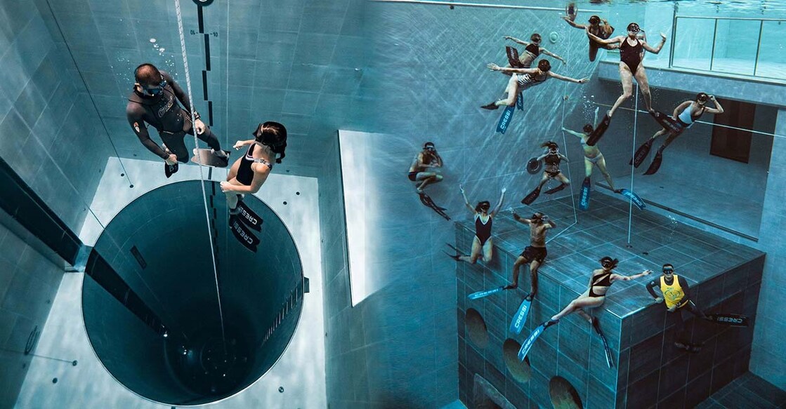 ഇതിൽ ഇറങ്ങാൻ ധൈര്യമുണ്ടോ? 14 നില കെട്ടിടത്തിന്റെ ആഴമുള്ള സ്വിമ്മിങ് പൂൾ!