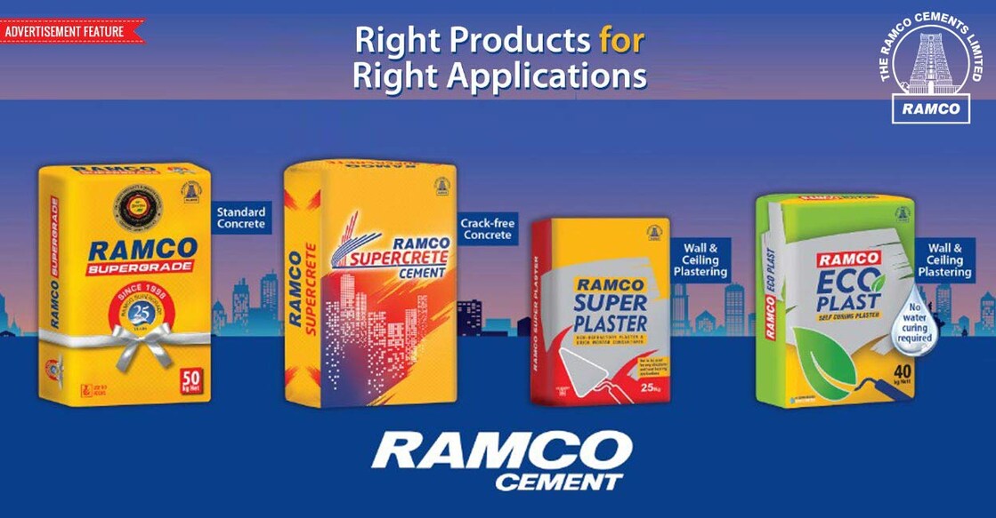 നിർമിക്കാം കെട്ടുറപ്പുള്ള കെട്ടിടങ്ങൾ! വിപുലമായ ഉൽപന്നങ്ങളുമായി രാംകോ സിമന്റ്സ് ലിമിറ്റഡ്
