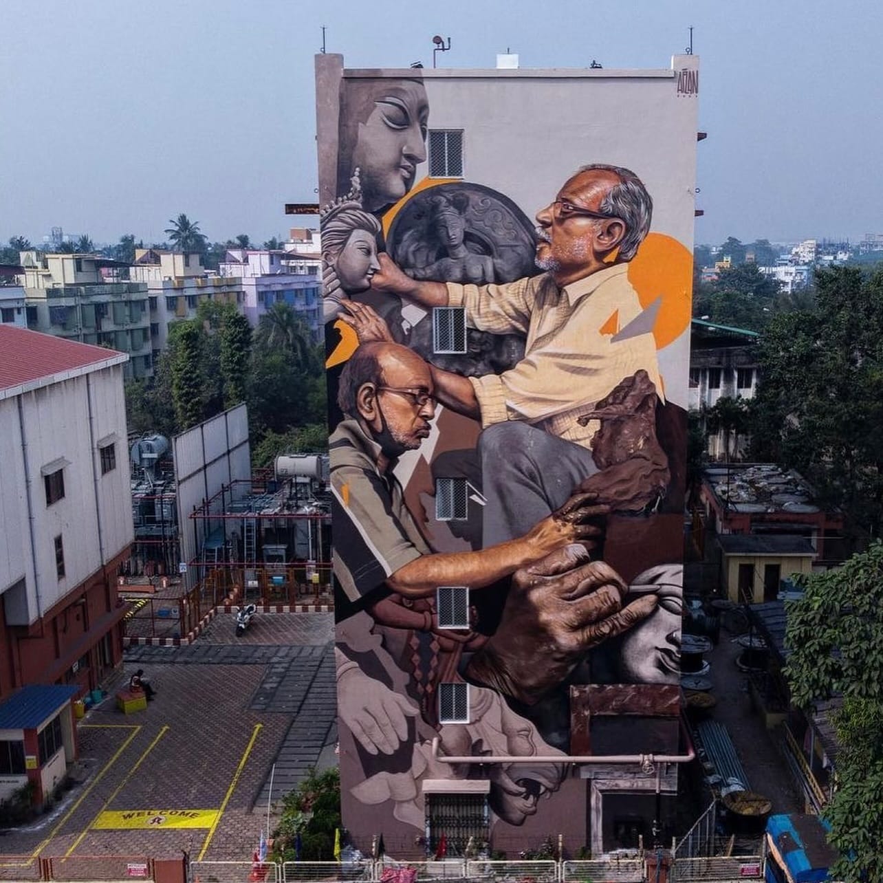 തെരുവുകൾ സുന്ദരമാക്കിയ ഹനീഫ് മരണം മായിക്കാത്ത വർണ്ണക്കൂട്ടുകൾ ബാക്കി ...