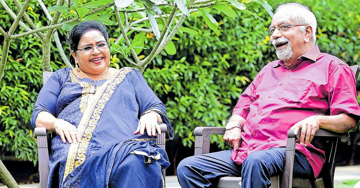 കഥയ്ക്കു പിന്നിൽ... | Interview with K. G. George and wife Selma George