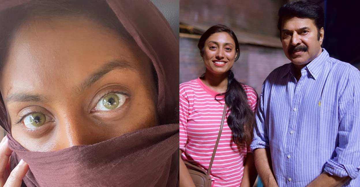 മമ്മൂട്ടിയെ ചാടി അടിക്കുന്ന പെൺകുട്ടി; യുപിക്കാരിയല്ല, തൃശൂർകാരി ...