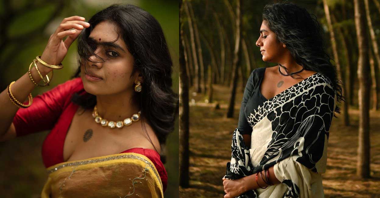 സാരിയിൽ ഗ്ലാമറസ്സായി നിമിഷ സജയൻ; ചിത്രങ്ങൾ | Nimisha Sajayan Saree