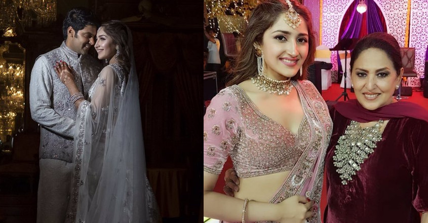 സയേഷയും ആര്യയും വിവാഹിതരായി; ചിത്രങ്ങളും വിഡിയോയും | Sayyeshaa Arya Wedding