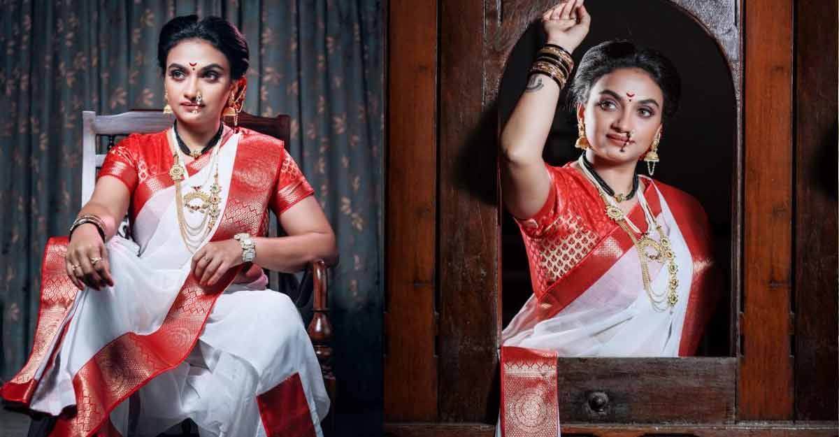 സാരിയിൽ ഗംഭീര മേക്കോവറിൽ കൃഷ്ണപ്രഭ; വിഡിയോ | Krishna Prabha Makeover