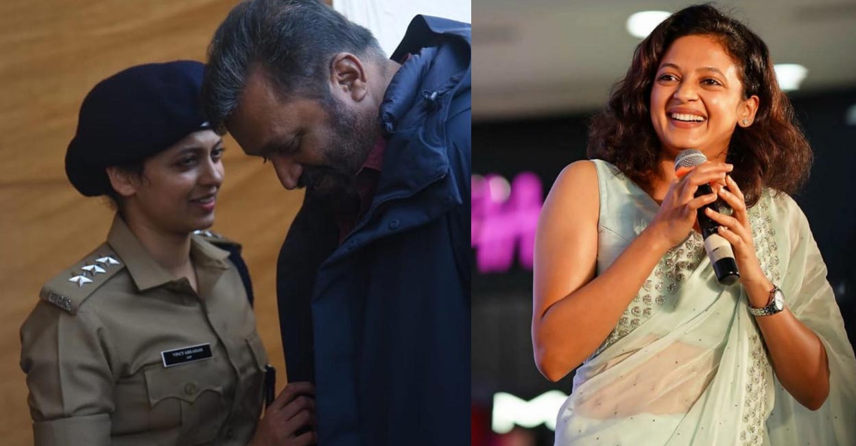 പൊലീസായി സുരേഷ് ഗോപിക്കൊപ്പത്തിനൊപ്പം; പാപ്പനിലെ വിൻസി അഭിമുഖം | Neetha ...