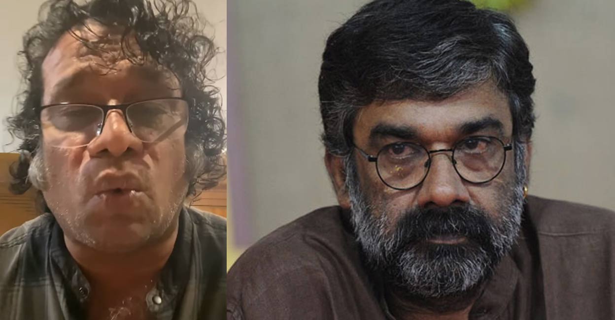 രഞ്ജിത്തിനെതിരെ കൂവിയും കുരച്ചും ഹരീഷ് പേരടിയുടെ പ്രതിഷേധം; വിഡിയോ ...