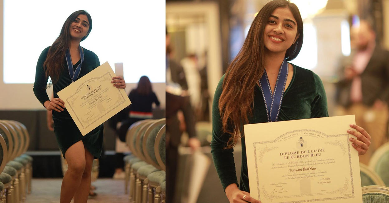ഞാൻ ഇനി ഫ്രഞ്ച് പാചക വിദഗ്ധ: ലണ്ടനിൽ നിന്നും ബിരുദം നേടി ബിന്ദു പണിക്കരുടെ മകൾ | Kalyani Bindu ...