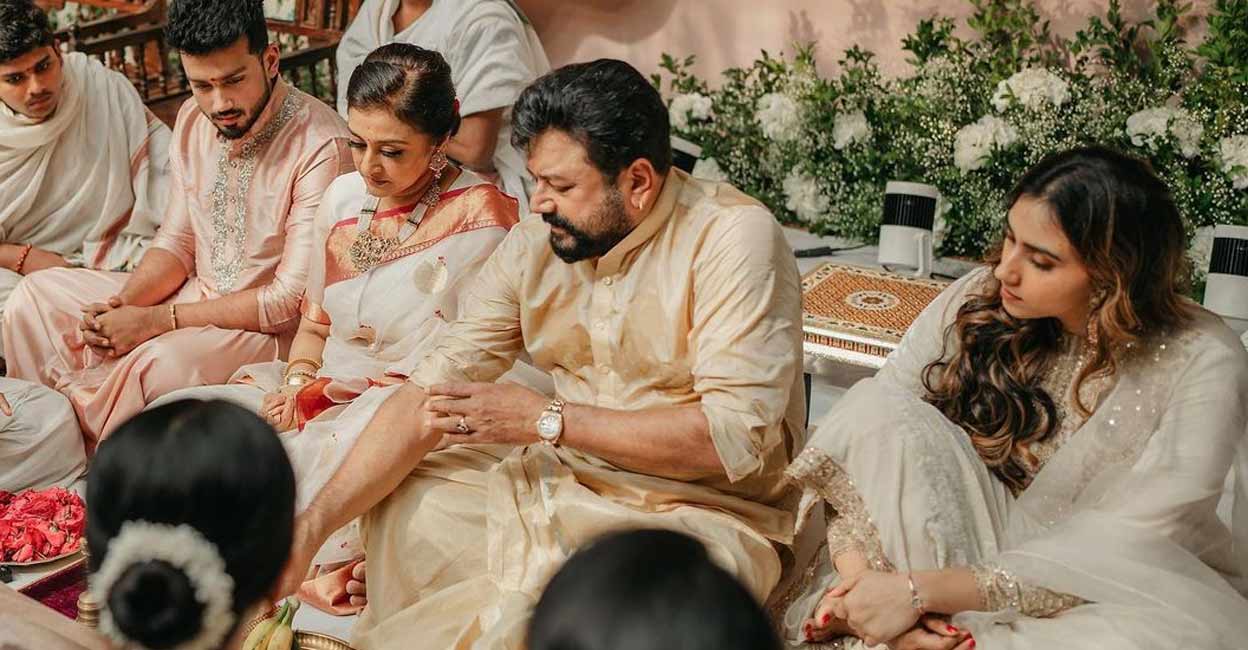 കാളിദാസിന്റെ വിവാഹനിശ്ചയത്തില്‍ തിളങ്ങി മാളവികയും ഭാവിവരനും | Malavika ...