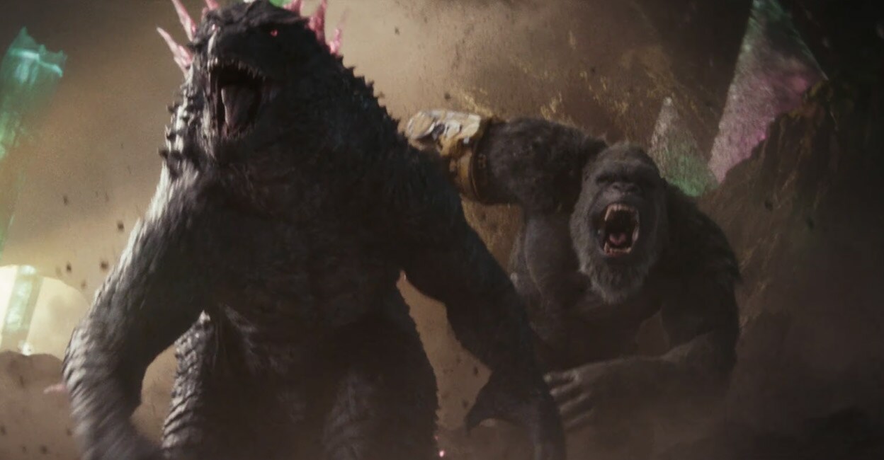 കിങ് കോങിനു വില്ലൻ കോങ് തന്നെ; ട്രെയിലർ | Godzilla x Kong Official Trailer