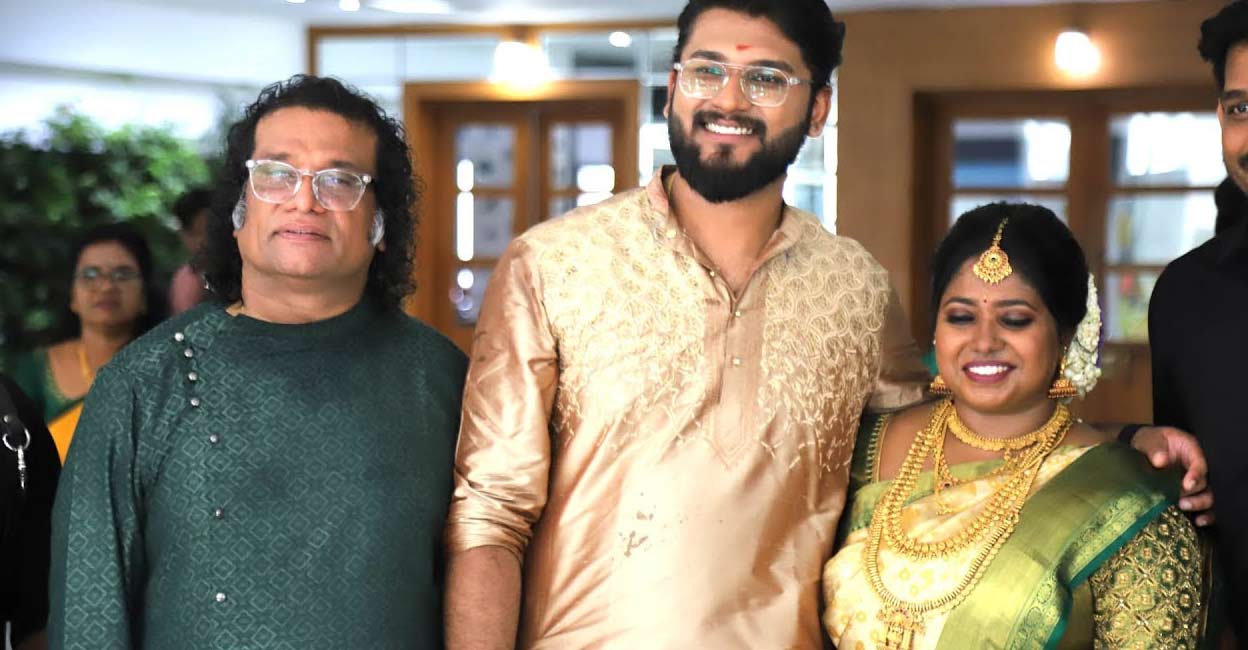 ഹരീഷ് പേരടിയുടെ മകൻ വിഷ്ണു വിവാഹിതനായി; വിഡിയോ | Hareesh Peradi Son Wedding