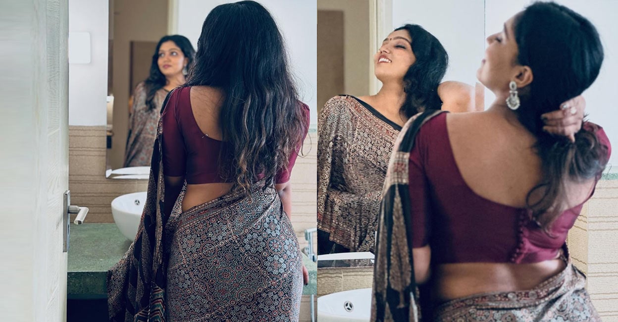 അതെന്റെ അമ്മയുടെ സാരിയും ബ്ലൗസും: വിവാദ ‘ഗ്ലാമർ’ വിഡിയോയിൽ നടി ചൈത്ര പ്രവീൺ | Chaithra Praveen ...