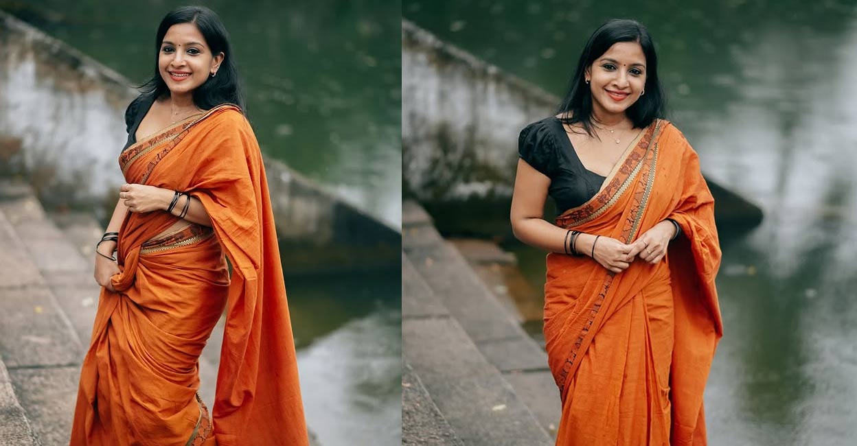 സാരിയിൽ ഗ്ലാമറസ്സായി ആൽഫി പഞ്ഞിക്കാരൻ; ചിത്രങ്ങൾ | Alphy Panjikaran ...