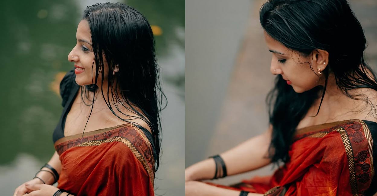 സാരിയിൽ ഗ്ലാമറസ്സായി ആൽഫി പഞ്ഞിക്കാരൻ; ചിത്രങ്ങൾ | Alphy Panjikaran Glamour Photoshoot | Alphy ...