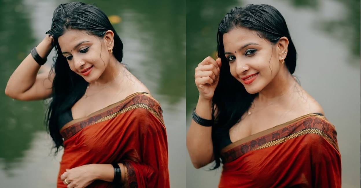 സാരിയിൽ ഗ്ലാമറസ്സായി ആൽഫി പഞ്ഞിക്കാരൻ; ചിത്രങ്ങൾ | Alphy Panjikaran ...